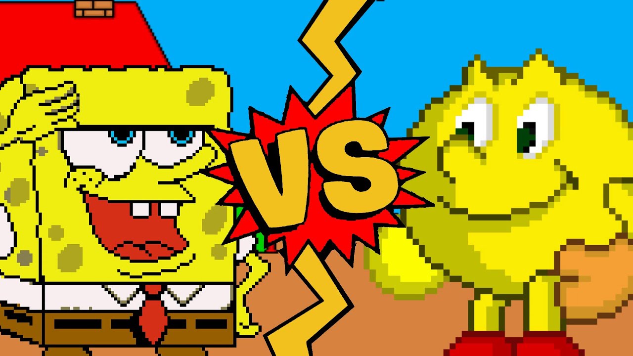 M.U.G.E.N Battles | SpongeBob SquarePants vs Pac-Man - YouTube
