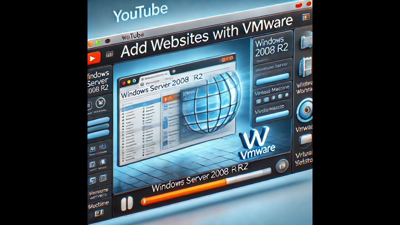 EASY!!! installing web server using VMWARE (windows server 2008) For beginners - YouTube