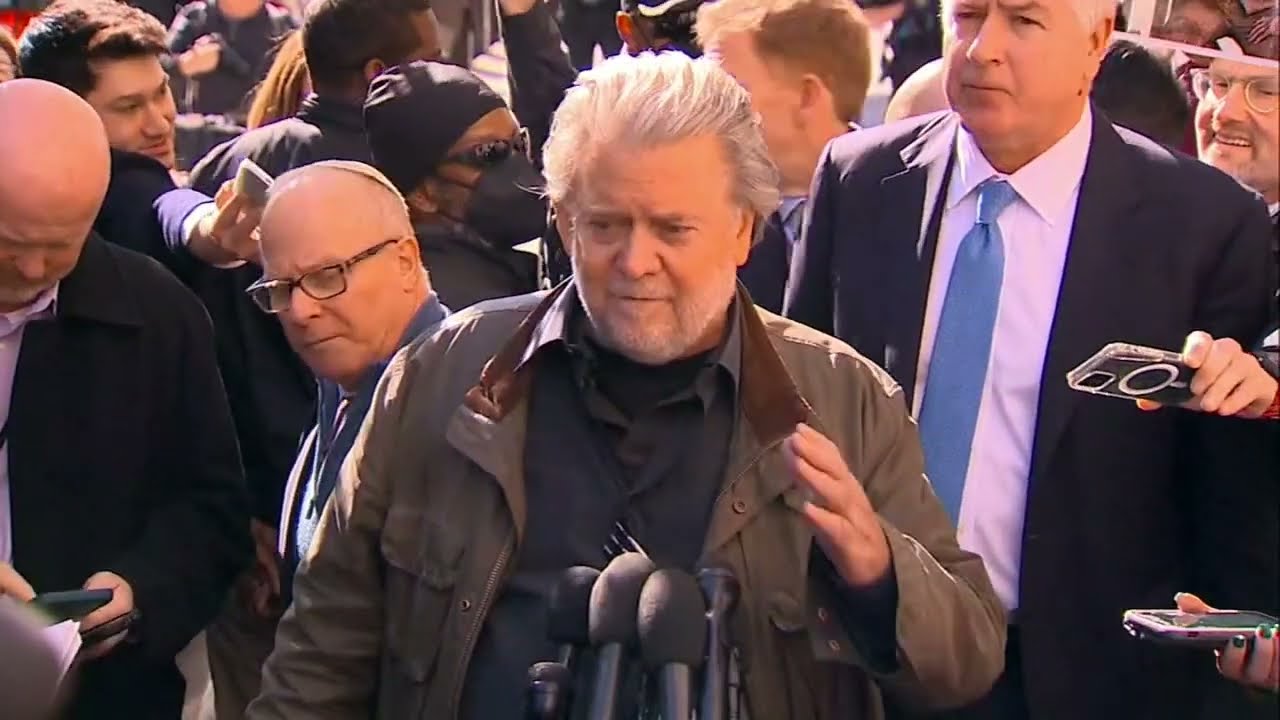 Trump ally Steve Bannon sentenced to 4 months in prison - YouTube