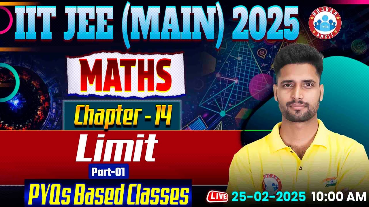 JEE Mains Maths Chapter 14 Limit | Maths PYQs For IIT JEE Mains 2025 By ...