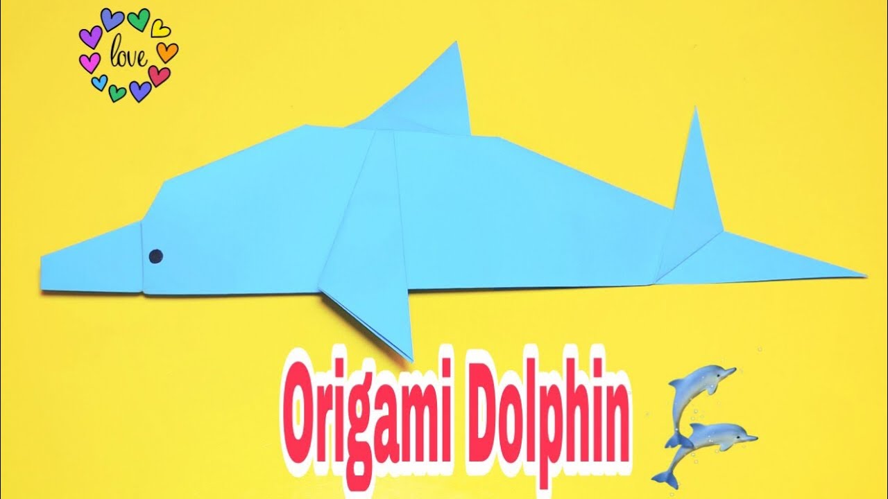 Origami Dolphin Easy - How to make Origami Dolphin - YouTube
