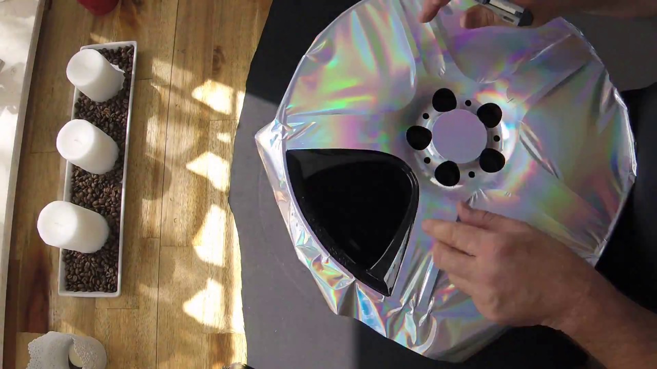 Holographic Car Rims Wrap - YouTube
