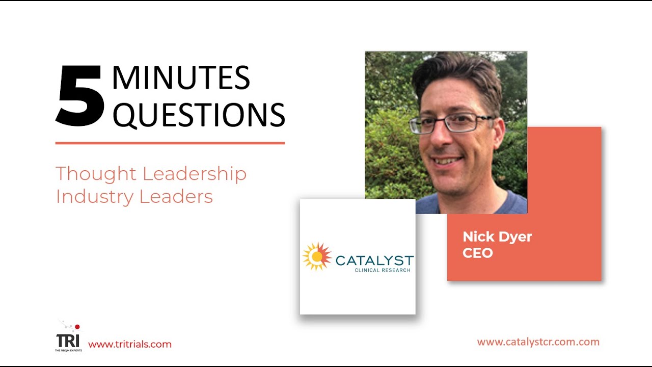 5 Minutes 5 Questions - Nick Dyer, CEO, Catalyst - YouTube