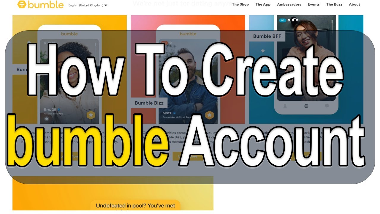 Bumble Cambodia || How To Create bumble Account On acchub.io ...
