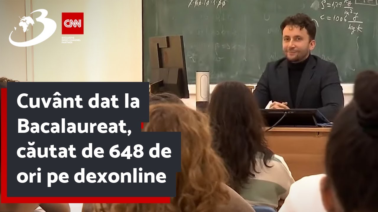 Cuvânt dat la Bacalaureat, căutat de 648 de ori pe dexonline - YouTube