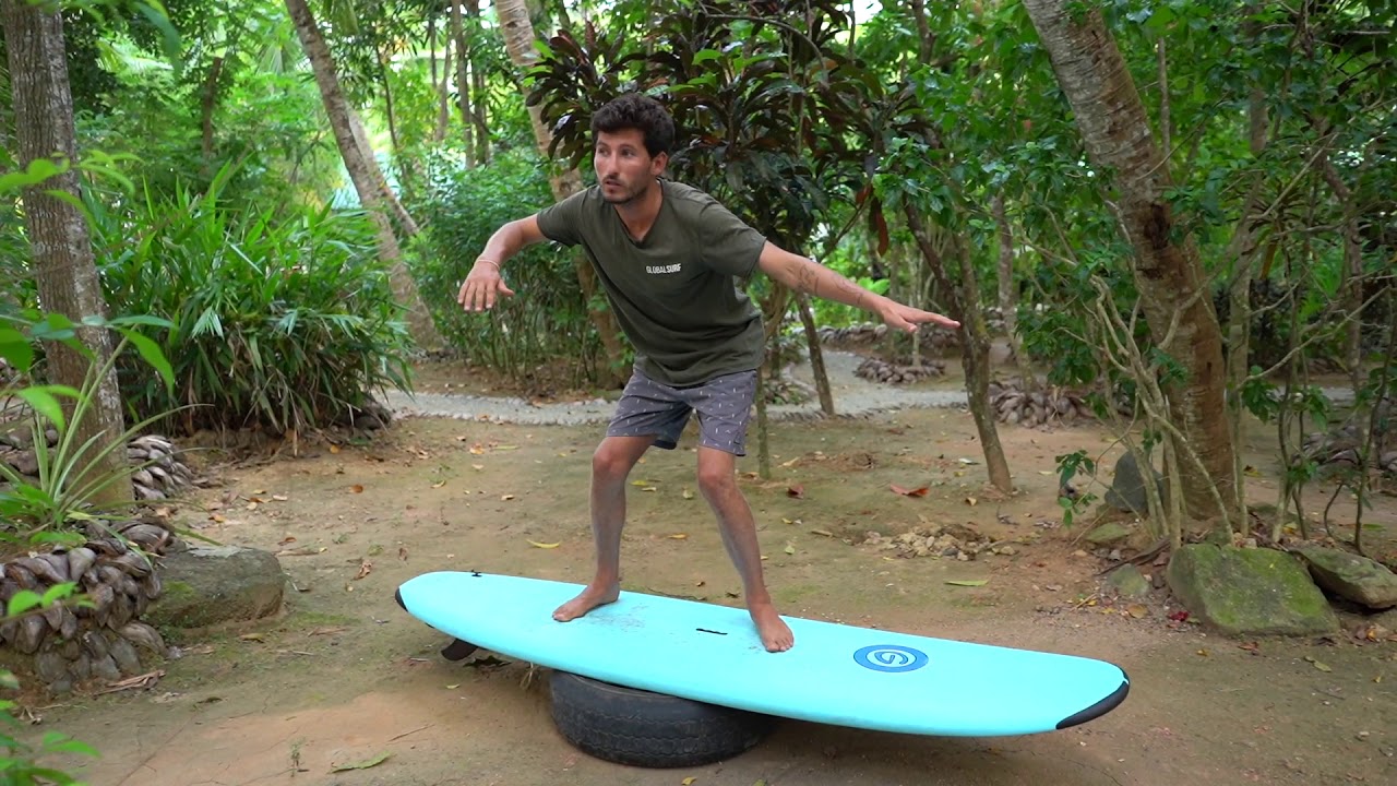 Global Surf tutorial - how to perform a front-side turn (5/9) - YouTube