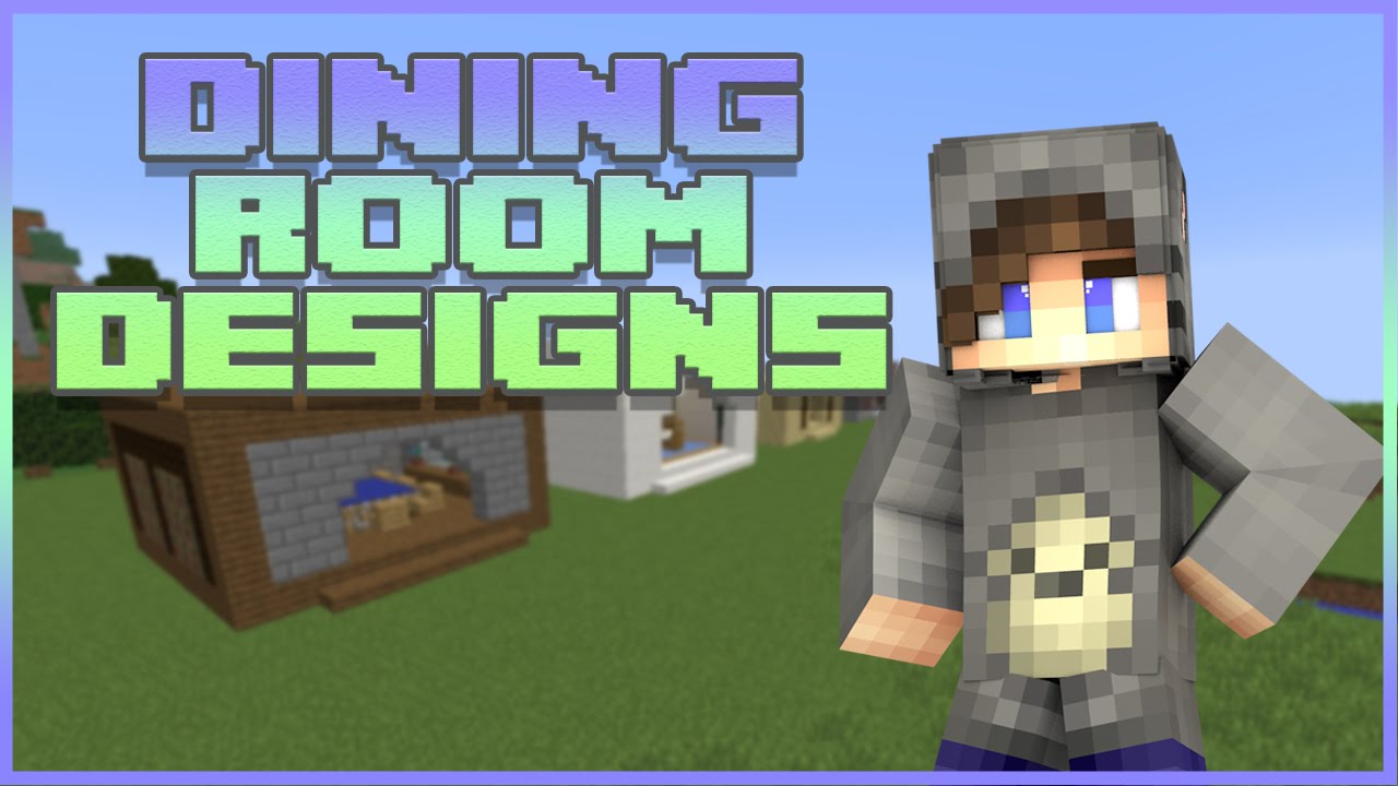 4 Minecraft Dining Room Designs - YouTube