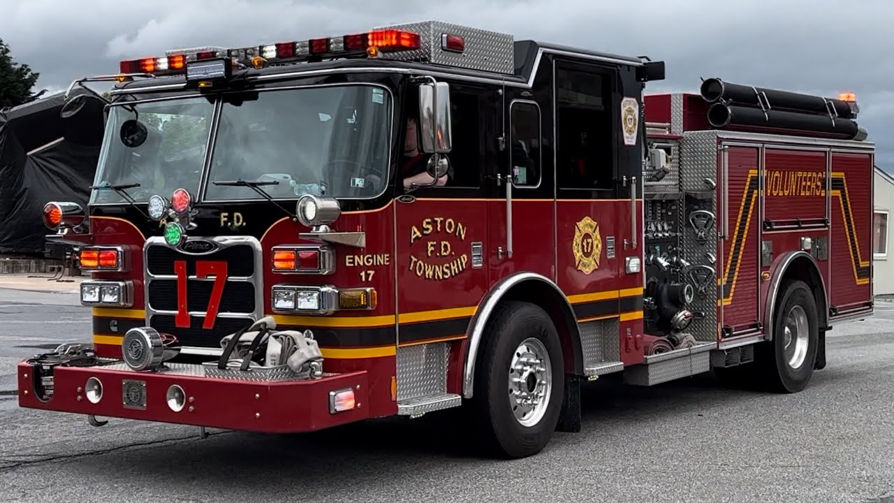 Sharon Hill Fire Company Engine 9 & Aston Township Fire Department ...
