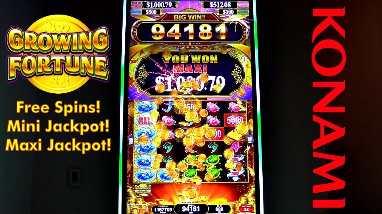Growing Fortune Slot Machine from Konami Gaming - YouTube