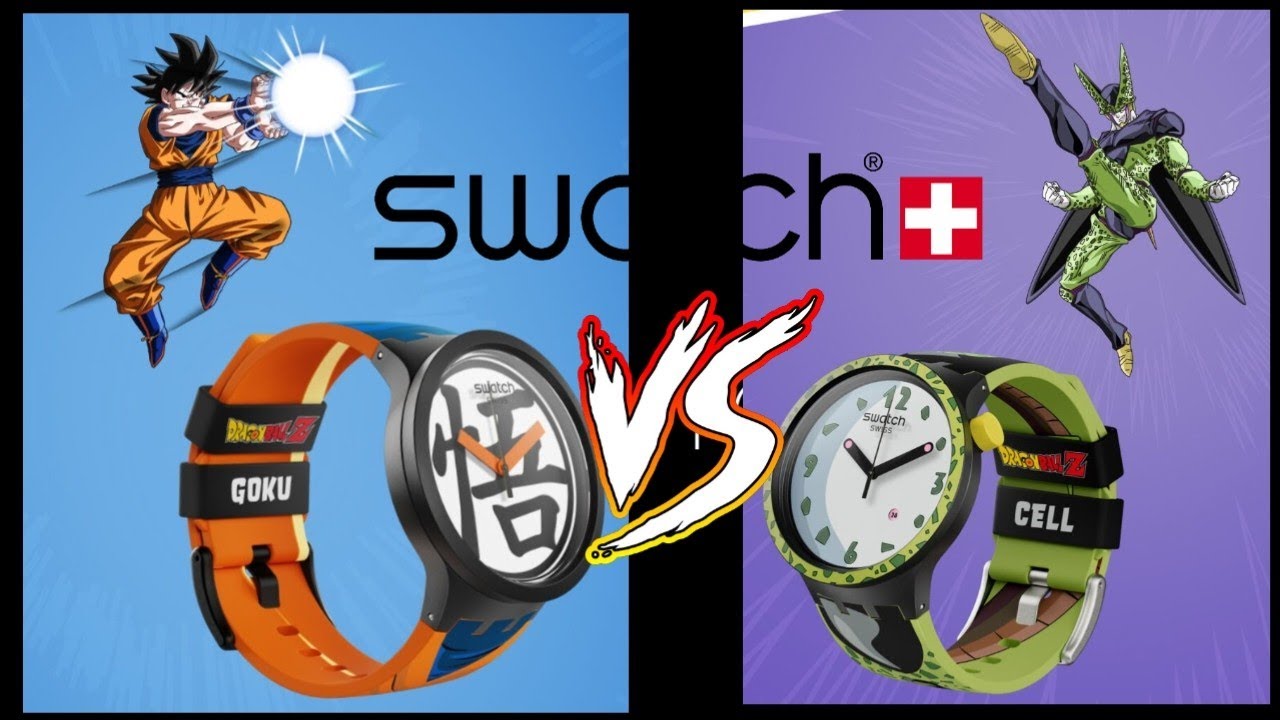 SWATCH X DRAGON BALL Z 🔴 Son Goku & Cell - YouTube