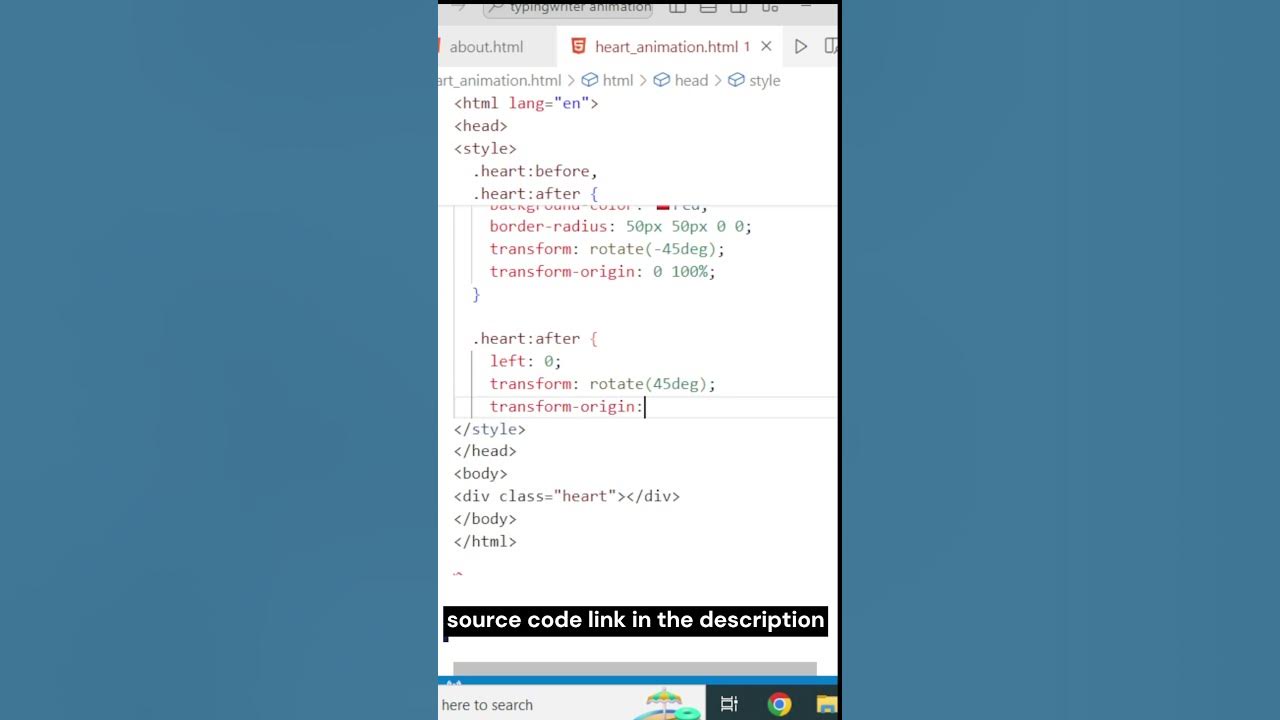 Heart Animation in CSS | HTML - YouTube