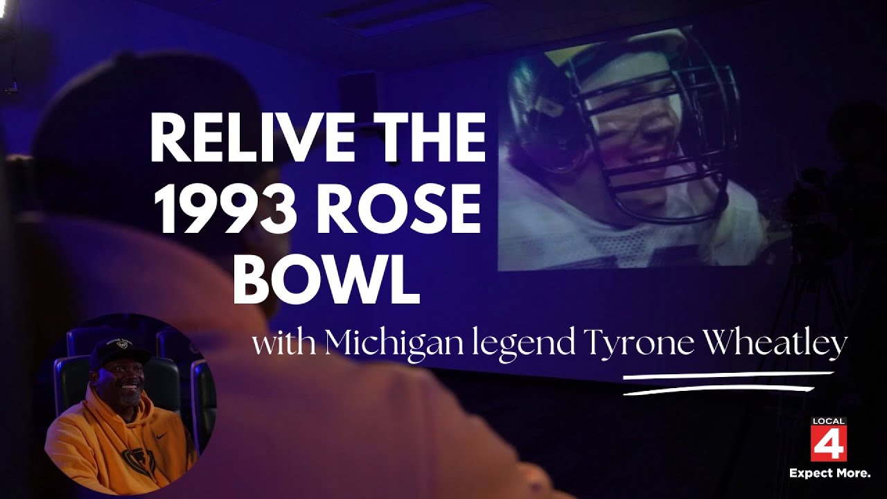 Watch Tyrone Wheatley relive 1993 Michigan-Washington Rose Bowl - YouTube