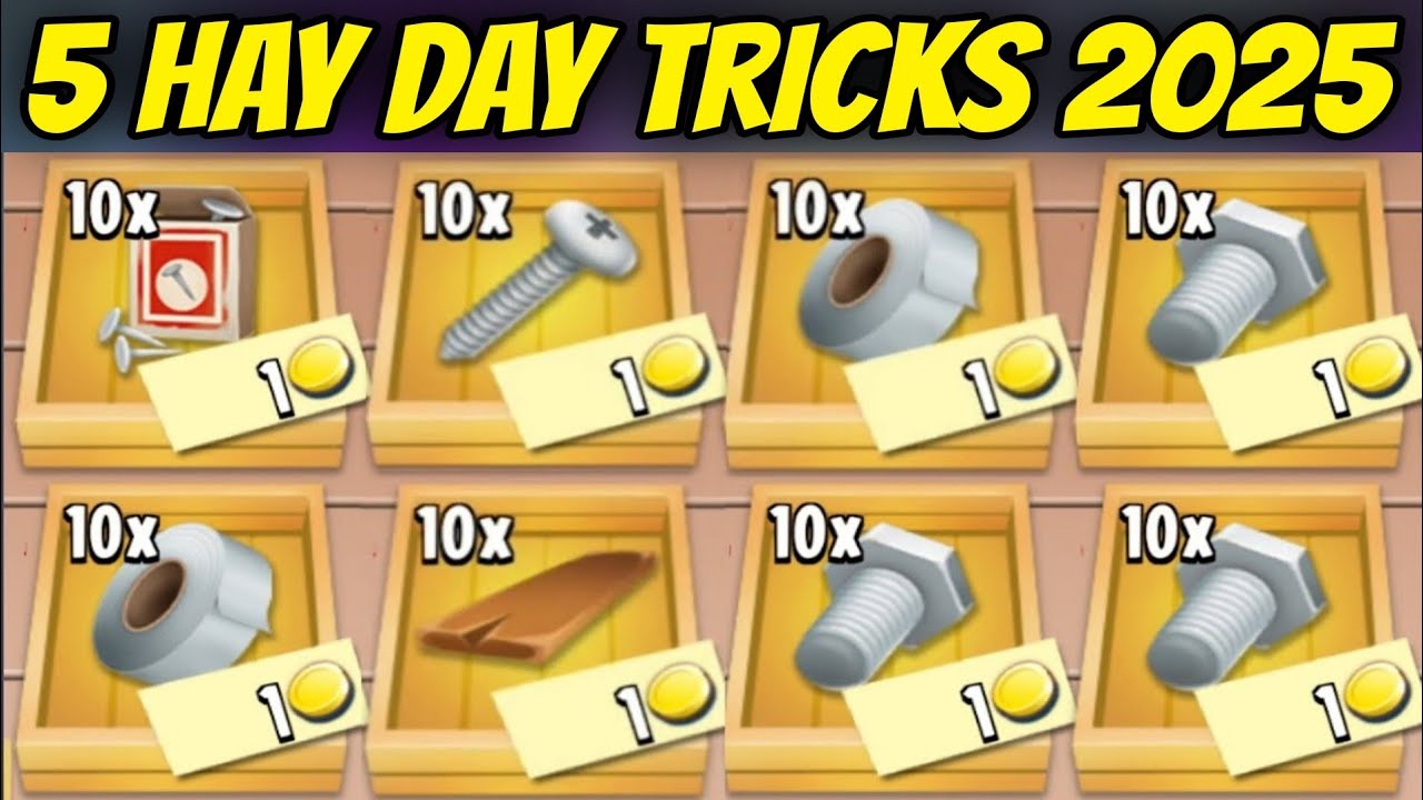 5 Hay Day Tips and Tricks you should know in 2025 - YouTube