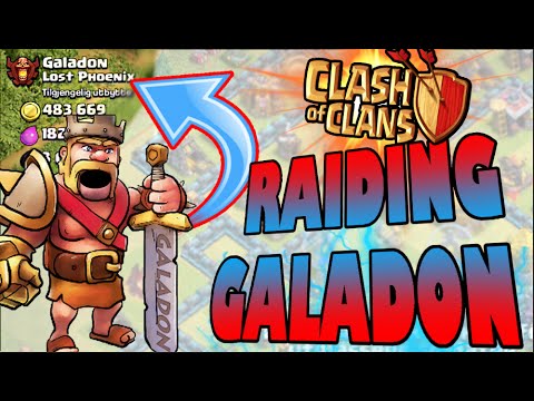 Clash of Clans - WE FOUND HIM! "ATTACKING GALADON!" Raiding Youtuber ...