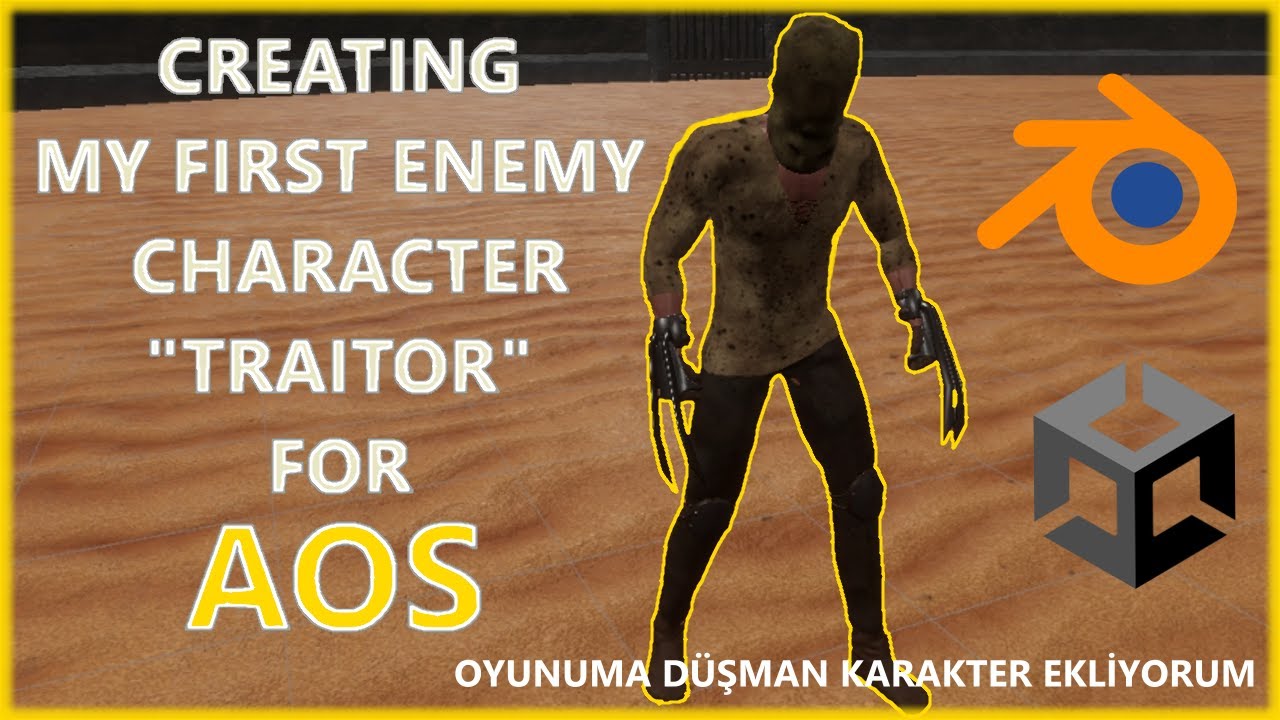 Creating My First Enemy Character "Traitor" : Blender to Unity - YouTube