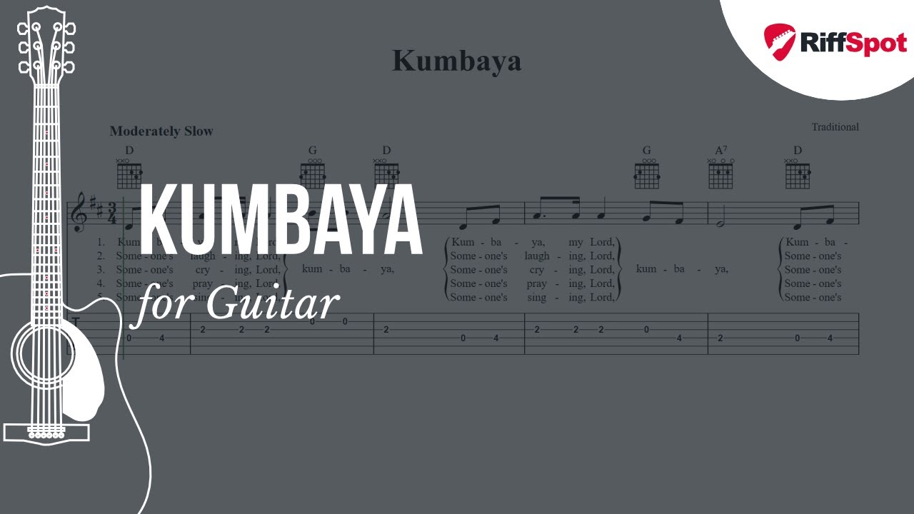 Kumbaya Guitar Tab - YouTube