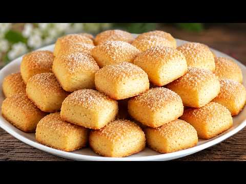 Sadece 5 Dakikada Hazır! Ağzınızda Eriyen Yumuşak Kurabiyeler!