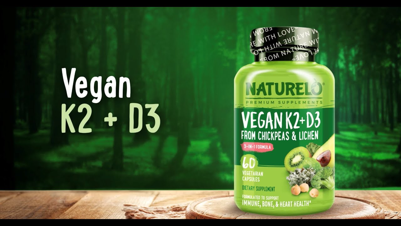 NATURELO Vegan K2 + D3 Supplement - YouTube