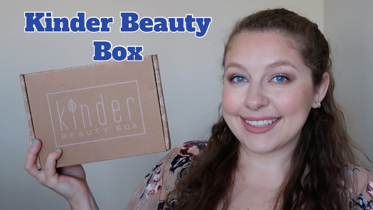 August 2021 Kinder Beauty Box Opening | Vegan Beauty Monthly ...