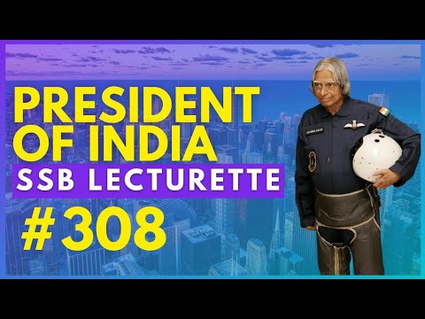 SSB Lecturette Topic #308 | President Of India | Daily Lecturette ...