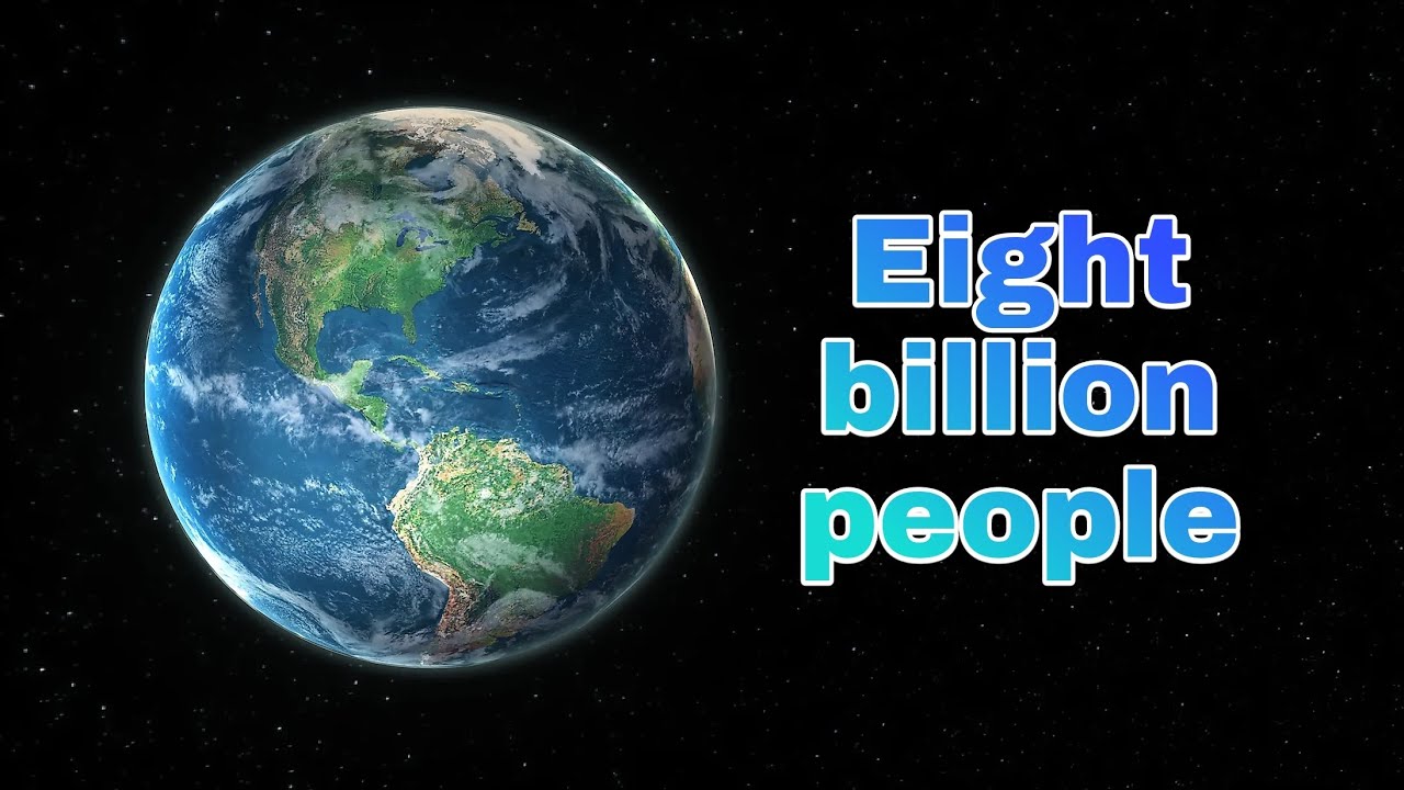 The moment when humanity reached 8 billion people - YouTube