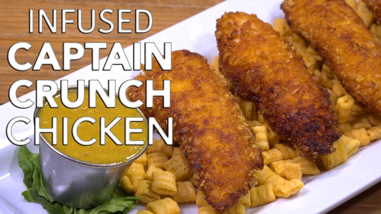 Captain Crunch Chicken - Infused Food How To - MagicalButter.com - YouTube
