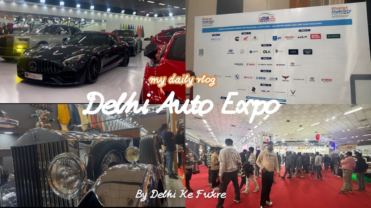 Explore Delhi Auto Expo part-1 crazy, crazy car and bikes - YouTube