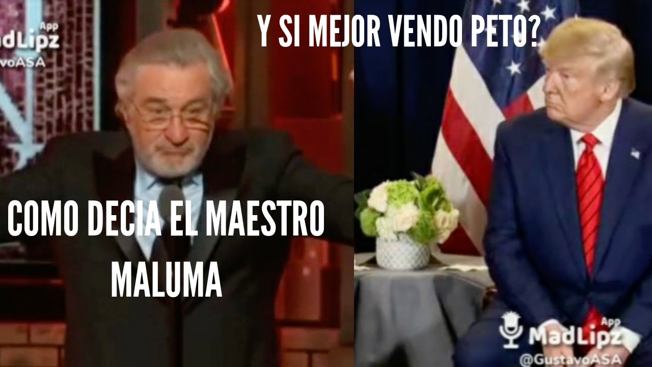 Doblaje más gracioso #Viral de Donald trump || Robert de Niro a español ...