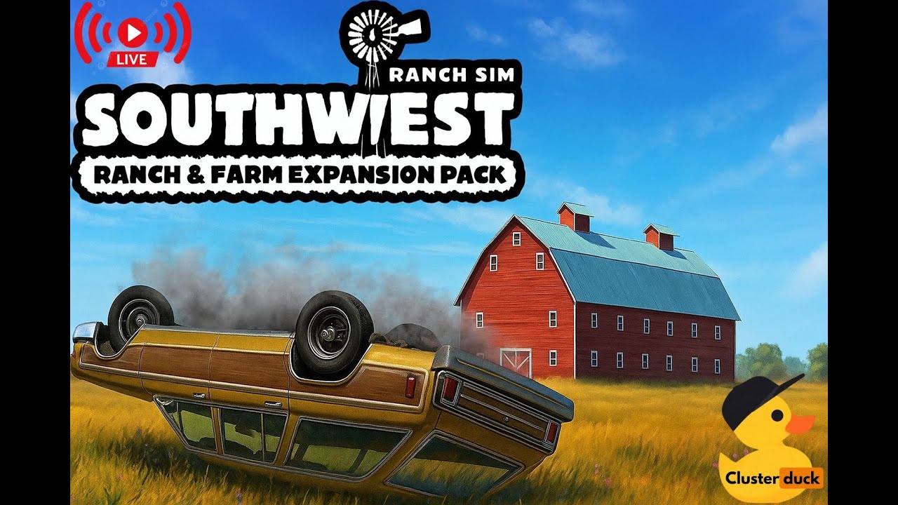 New Barn Build and Exploding PIGS! - Ranch Sim DLC - YouTube