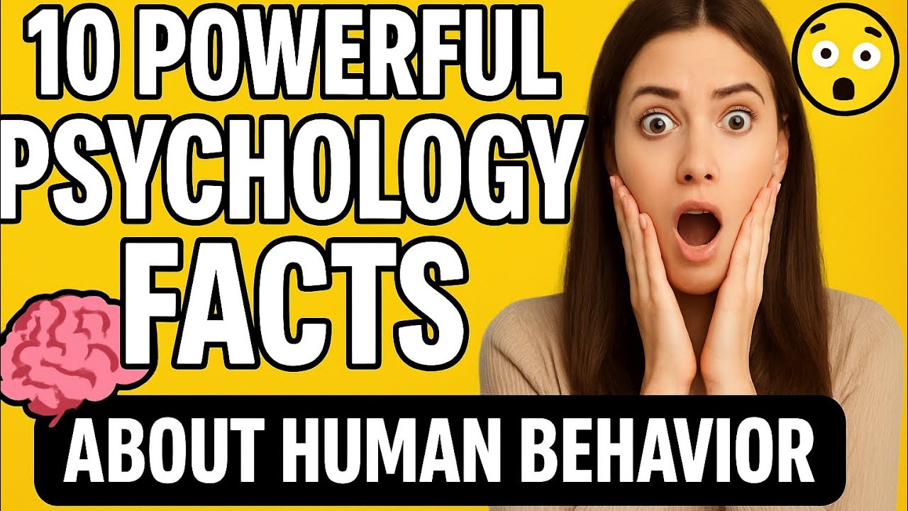 10 powerful psychology facts about humans behavior #psychologyfacts # ...