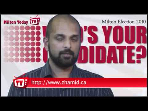 Milton TodayTV Zeeshan Hamid Ward 8 Milton Town Council - YouTube