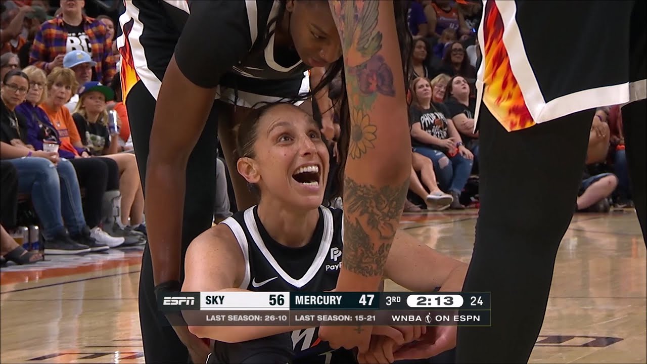 Taurasi SHOCKED Ref Called TRIP Foul On Her Shot, Kicking Leg Out ...