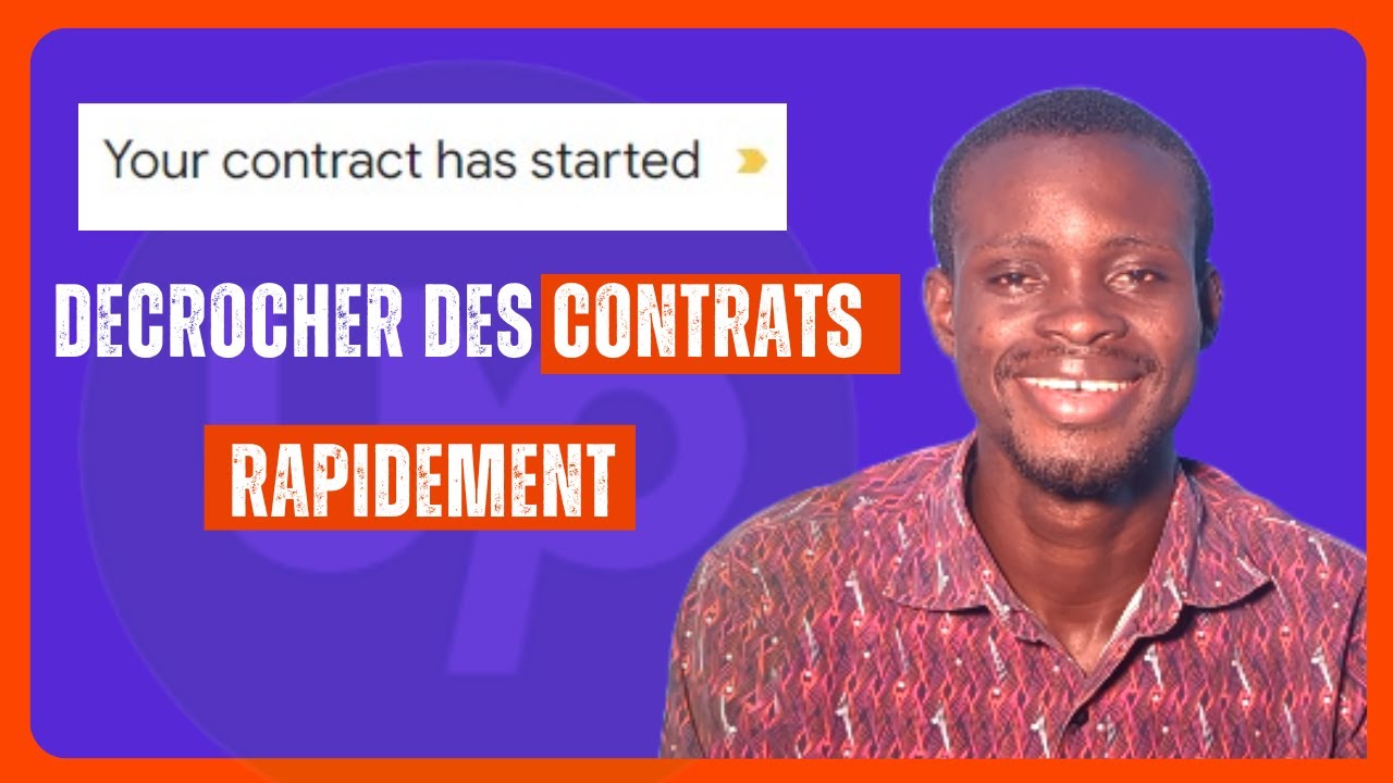Upwork: Meme sans expérience j'ai pu décrocher à nouveau ce contrat ...