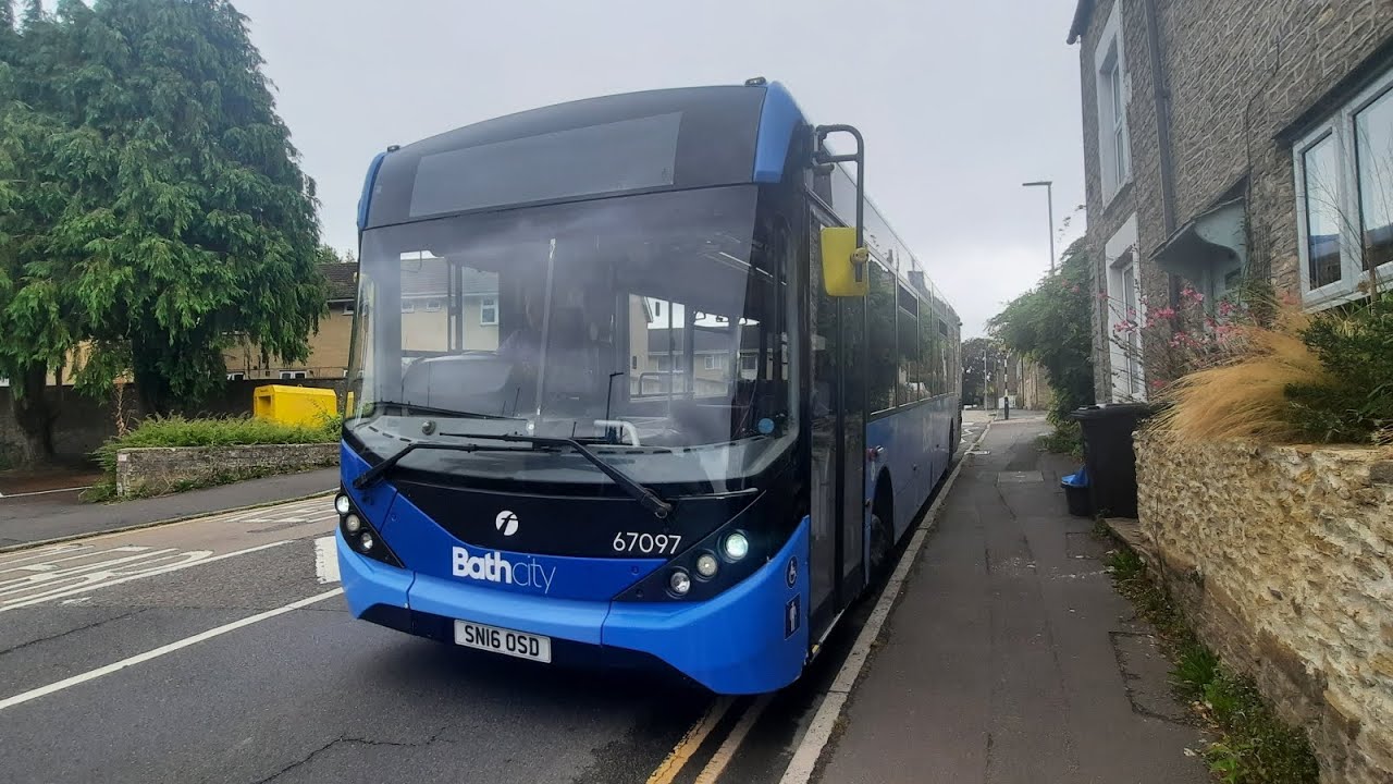 First West of England 67097 SN16OSD Route D2x Frome to Bath Spa - YouTube
