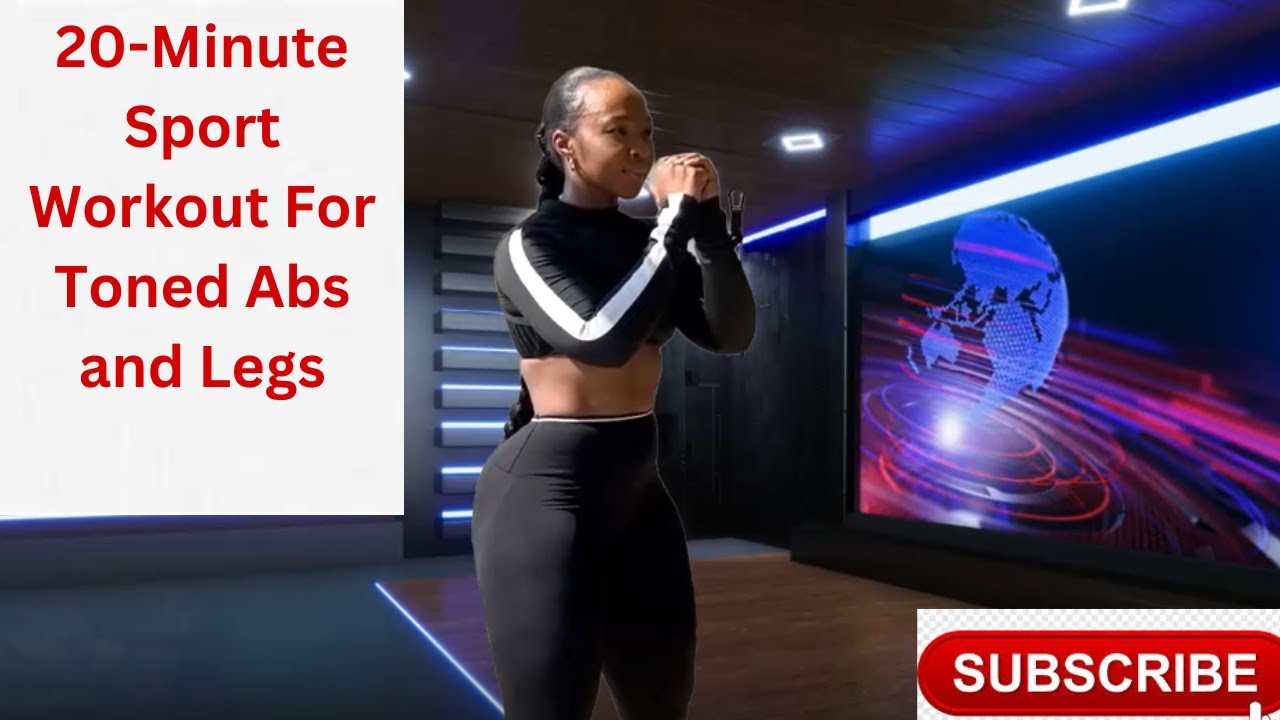 20-Minute Victoria Sport Workout For Toned Abs and Legs - YouTube
