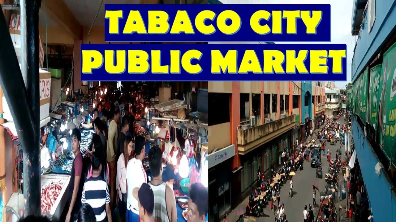 PALENGKE NG TABACO CITY BICOL REGION - YouTube