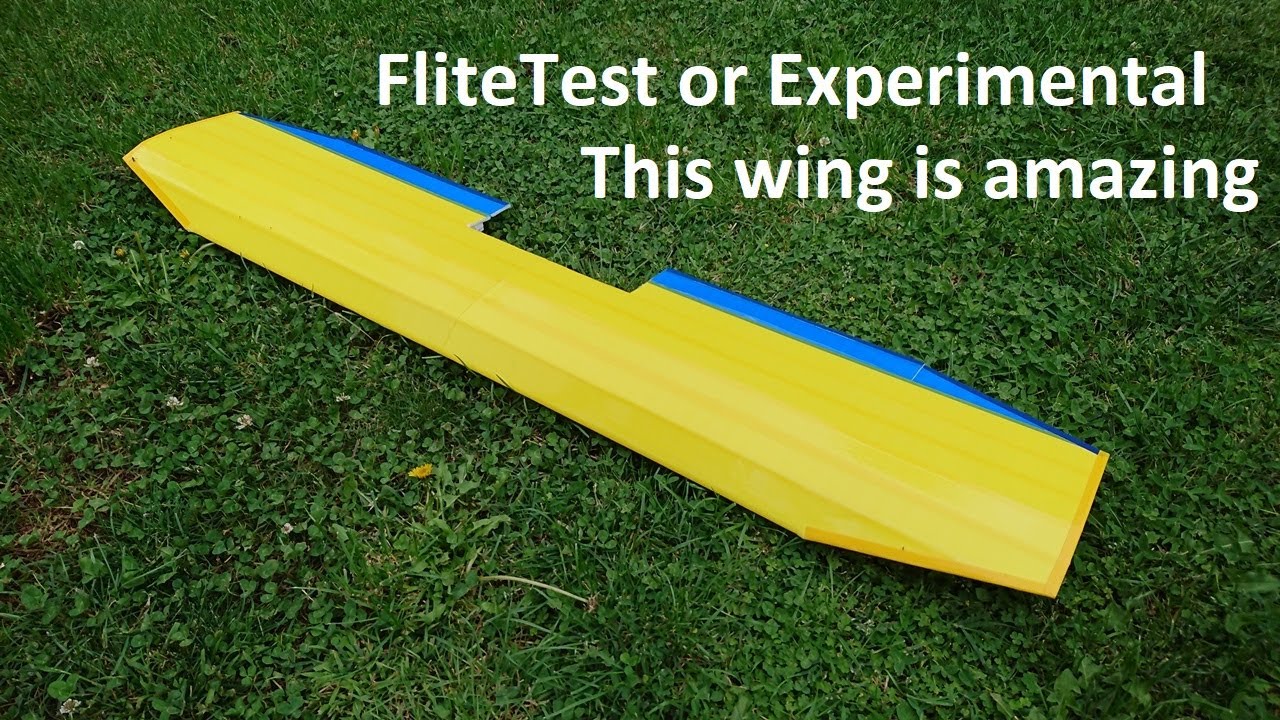 An Experimental Airlines FliteTest Wing - YouTube
