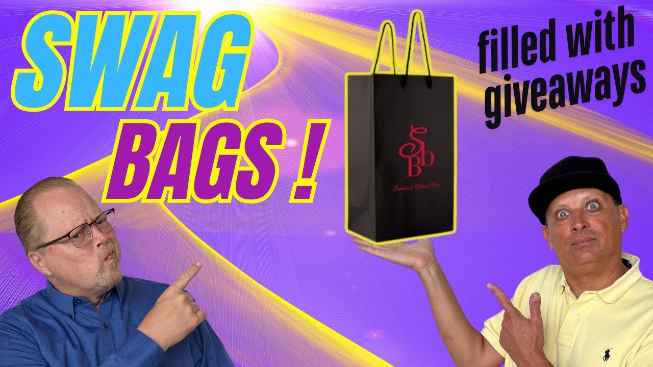 Swag Bags filled with custom imprinted promo products! - YouTube