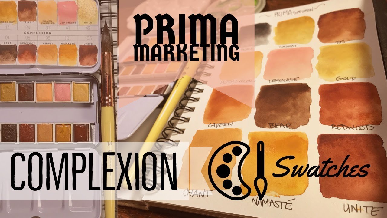 Prima Marketing COMPLEXION palette | Swatches and review - YouTube