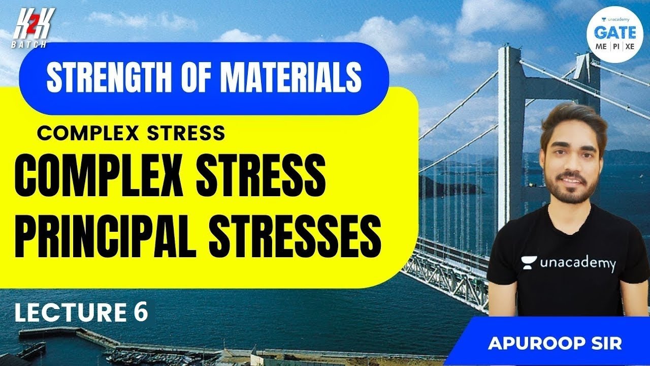 Complex Stress - Principal Stresses | L 6 | Strength of Materials ...