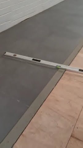 Finishing the floor Alt na Moine Hydro Electric Plant - YouTube