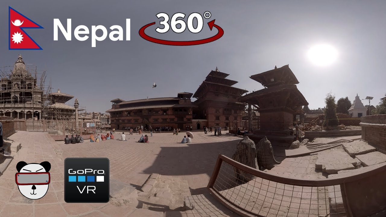 🌍 360° Durbar Square | Patan, Nepal 🇳🇵【GoPro VR Travel | 360 Video ...