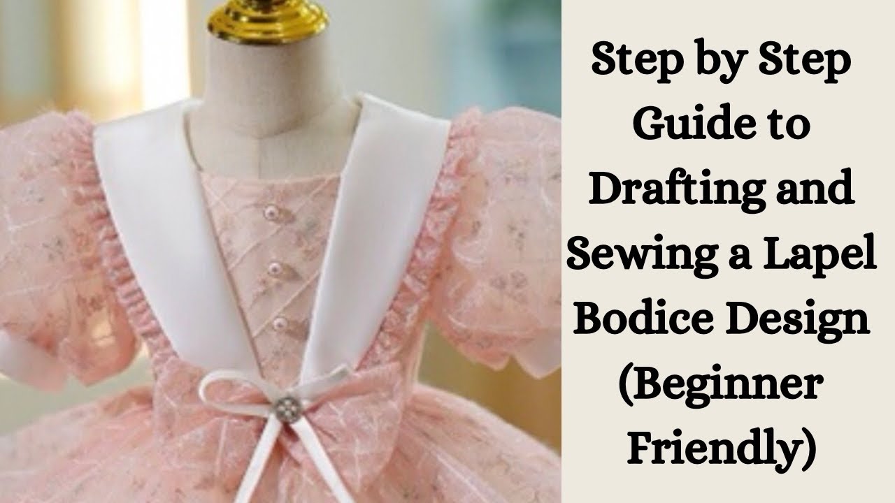 Step by Step Guide to Creating a Lapel Bodice Design / Innovative ...