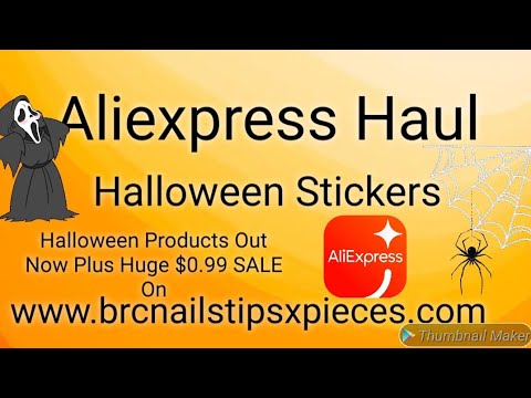 Aliexpress Haul/Halloween Stickers/HUGE $0.99 SALE on www ...