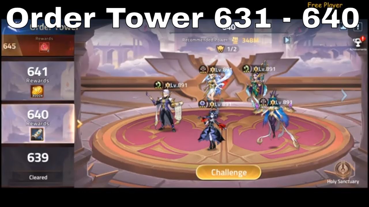 Order Tower 631 - 640 MOBILE LEGENDS ADVENTURE - YouTube