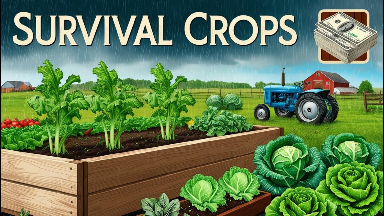 33 Essential Survival Crops to Grow at Home - YouTube