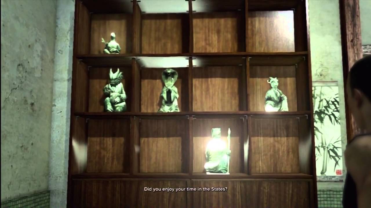Sleeping dogs 4 Dog statue - YouTube