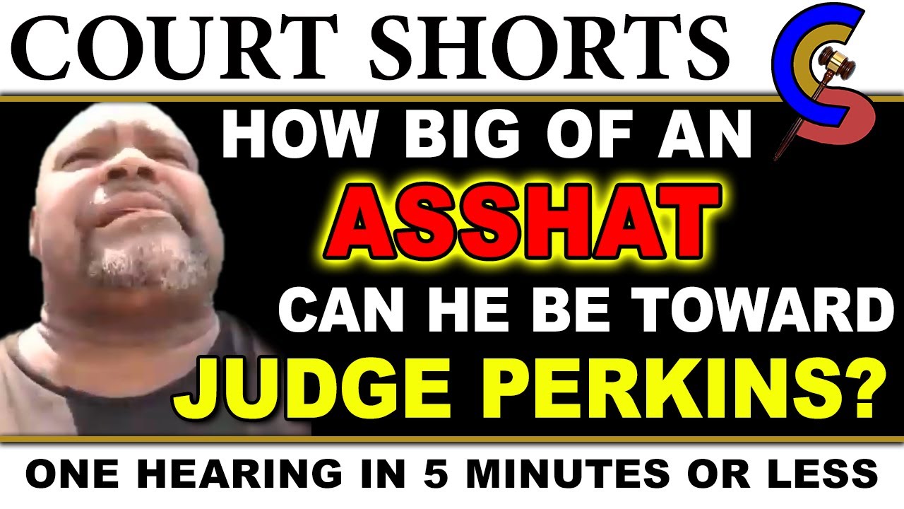 How Far Can You Go With Judge Perkins Before Contempt? - YouTube