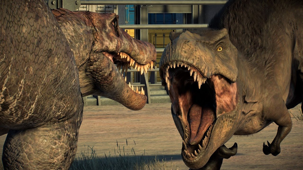 PROLOGUE T. REX VS JP3 SPINOSAURUS - Jurassic World Evolution 2 - YouTube