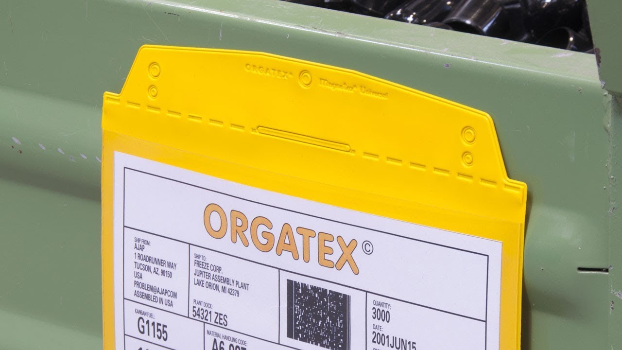 ORGATEX Sichttasche magnetisch - YouTube